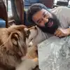 Mohanlal,എന്താ മോനെ തമാശയാണോ! നായക്കുട്ടിയ്ക്കൊപ്പമുള്ള ക്യൂട്ട് ...