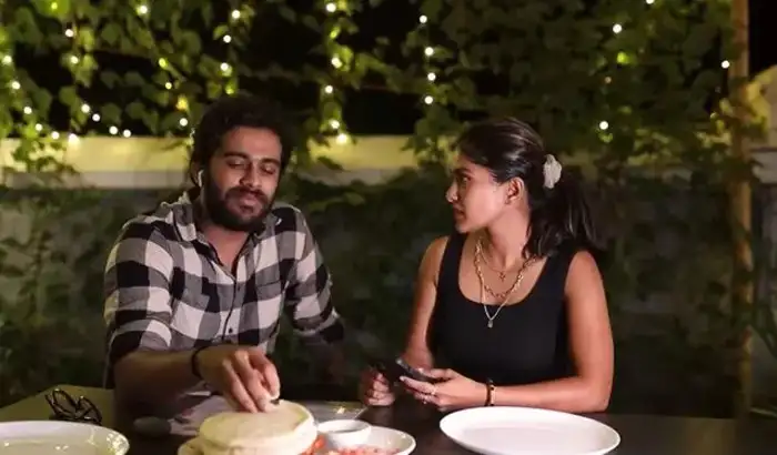 Vaishnav Hari Chandran And Diya Krishna,വൈഷ്ണവിന്റെ കൂടെയുള്ള മേഘ ...