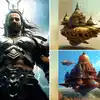 AI Photo How Ravanas Pushpak Vimana Looked in Real Life - रावणाचं ...