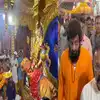 Dharmaveer 2 Prasad Oak Shooting Navratri ashtami aarti scene at tembhi ...
