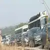 Raigad Alibag Traffic Jam Update; सलग सुट्ट्यांमुळं अलिबागमध्ये ...