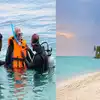 Narendra Modi enjoyed scuba diving in Lakshadweep; लक्षद्वीपमध्ये ...