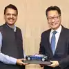 Kim Unsu MD and CEO of Hyundai Company met with Devendra Fadnavis ...