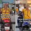 Man drive Scooter with Monitor lizards in Mumbai Video Viral - डोक्यावर ...