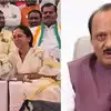 गुलाबी जॅकेटला तुतारी साडीचा उतारा; भाच्याच्या सांगता सभेसाठी सुप्रिया ...