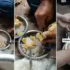 Kande Pohe made by adding milk rasgulla bananas and curd food video ...