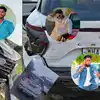 Pune Indapur Reel Star Pratik Shinde Fortuner Accident Three Cars Collided with each other at ...