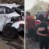 Thar Rams Into i20 in Goa accident video goes viral | ‘पप्पा अचानक गाडी ...