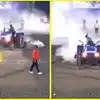 Man Destroys Cricket Pitch With Tractor in Jalgaon Video Viral ...