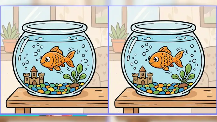 Spot 3 Differences Between These Two Fish Aquariums in Just 5 Minutes ...