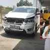 Nanded MP Shrikant Shinde and Health Minister Prakash Abitkar Car ...