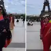 Indian Women Do Saree Ramp Walk Near Eiffel Tower Video Viral ...