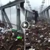 River Throws Back Heaps of Trash on Bridge. IFS Officer Shares Video ...