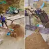Majdoor Ka Jugaad,मौरंग को छत पर चढ़ाने के लिए मजदूर ने जुगाड़ से बना ...