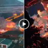 Lava Burning Down,आग की बाढ़: शहर से होकर गुजरा ज्वालामुखी का लावा ...