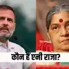 know about cpi annie raja who is contesting against rahul gandhi from ...