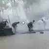 Haryana Road Viral Video,झमाझम बारिश के बीच सड़क बनाने में जुटे रहे ...