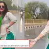 हरियाणवी गाने पर डांस करते हुए महिला ने सड़क पर दिखाई लापरवाही, वीडियो ...
