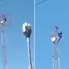 भोपाल में 80 फीट ऊंचे मोबाइल टावर पर चढ़ गया शख्स, भीड़ इकट्ठी होते देख ...