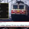 Train Late Hone Par Viral Post,ट्रेन लेट होने से छूटा इंटरव्यू ...