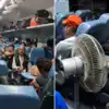 Train Ka Viral Video,ट्रेन में सीट के बगल रखा पर्सनल पंखा और कर दिया ...