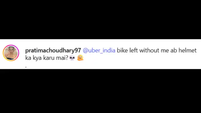 गजब बेइज्जती है! हेलमेट दिया, सवारी भूल गया... दिल्ली में Uber बाइक ...