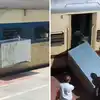 ट्रेन में नहीं घुसा विशाल बक्सा तो खिड़की से लटका दिया? वायरल वीडियो ...