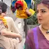 रवीना टंडन ऋषिकेश में स्कूटी पर गमछे में चेहरा छिपाकर निकलीं, जानकी पुल ...