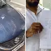 Car Scratched With No Parking,ये कैसी जलन है? बेंगलुरु में पत्थर से कार ...