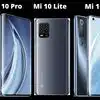 Mi 10 Pro vs Mi 10 vs Mi 10 Lite: कीमत और स्पेसिफिकेशन्स की तुलना - mi ...