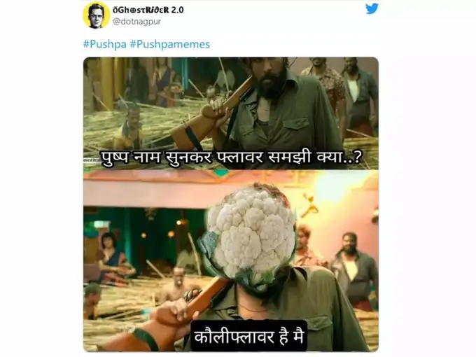 फ्लावर नही, कॉलीफ्लावर है मैं...