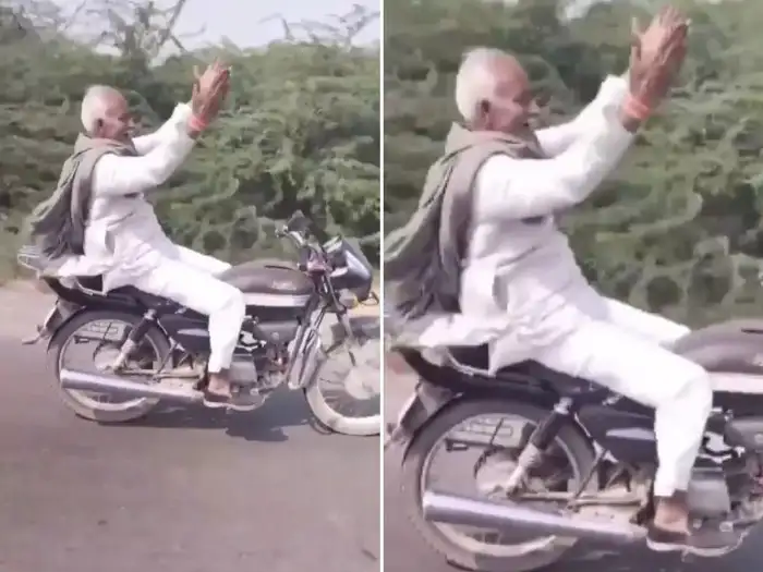 Viral Splendor Bike Clip,बुढ़ापे में दद्दा ने ऐसे दौड़ाई स्प्लेंडर बाइक ...
