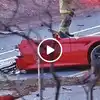 Ferrari Car Ka Video । Ferrari का भयानक एक्सीडेंट वायरल, दो टुकड़ों में ...