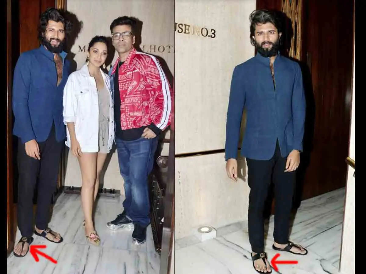 vijay gucci chappal: 'अर्जुन रेड्डी' ऐक्टर विजय ने पहनी 73 हजार की ...