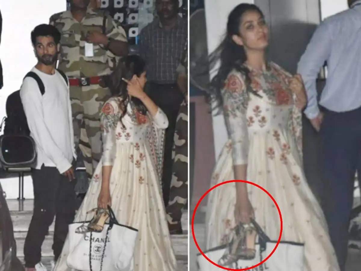 Mira Rajput: जब ड्रेस से महंगी चप्पलों को हाथ में पकड़े नजर आईं मीरा ...