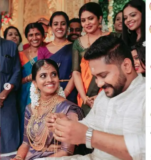 Serial Actress Gayathri Arun Wedding Photos