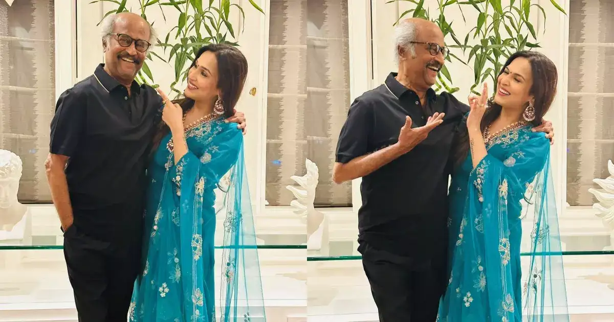 Soundarya Rajinikanth Praises Rajinikanth,"ന്യൂ ലുക്ക് സെമ്മ തലൈവ ...
