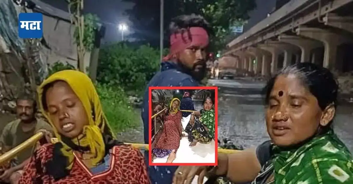 हातगाडीला मोटरसायकला जोडून गरोदर महिलेला रुग्णालयात नेण्याची वेळ; 108 ...