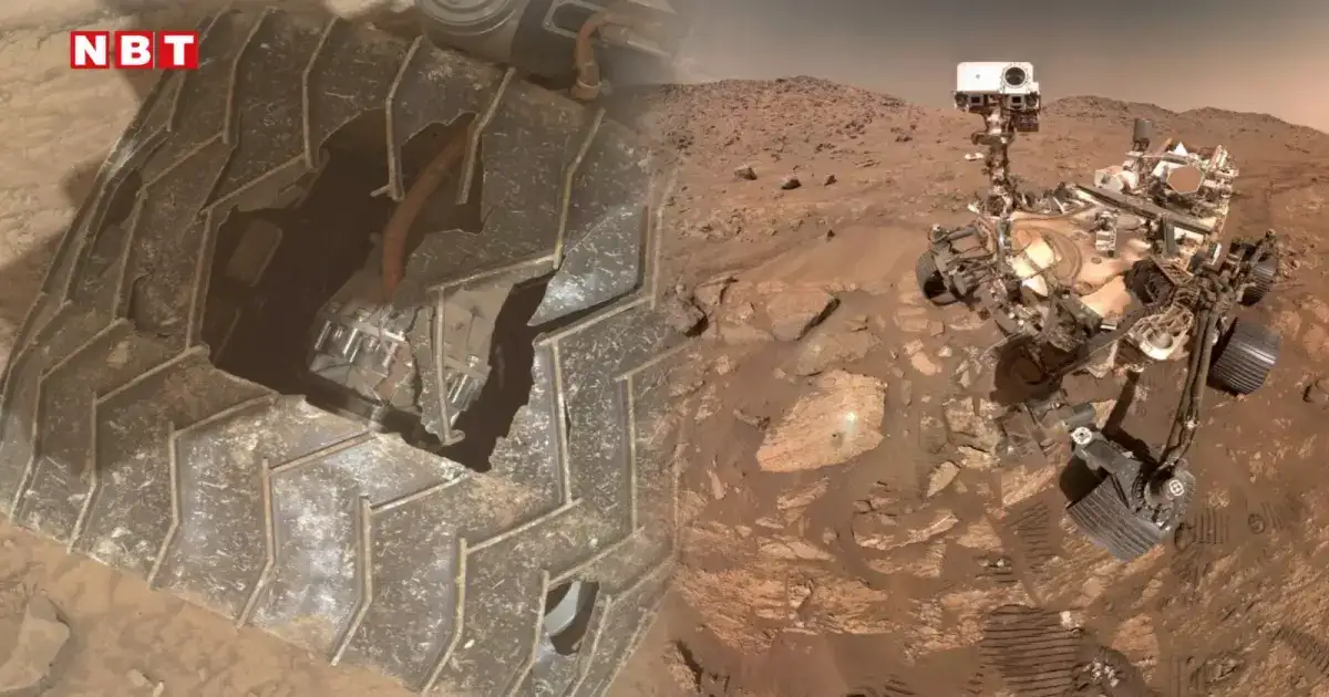 NASA Mars Rover Wheel Hole: NASA Curiosity Rover On Mars Wheel Damage ...
