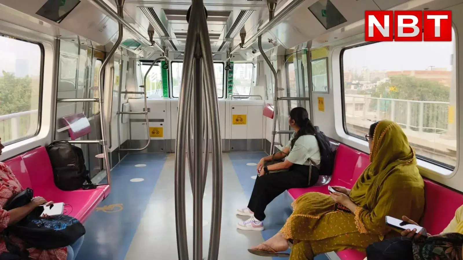 Delhi Magenta Line Driverless,दिल्ली में मजेंटा लाइन की ट्रेनों में अब ...