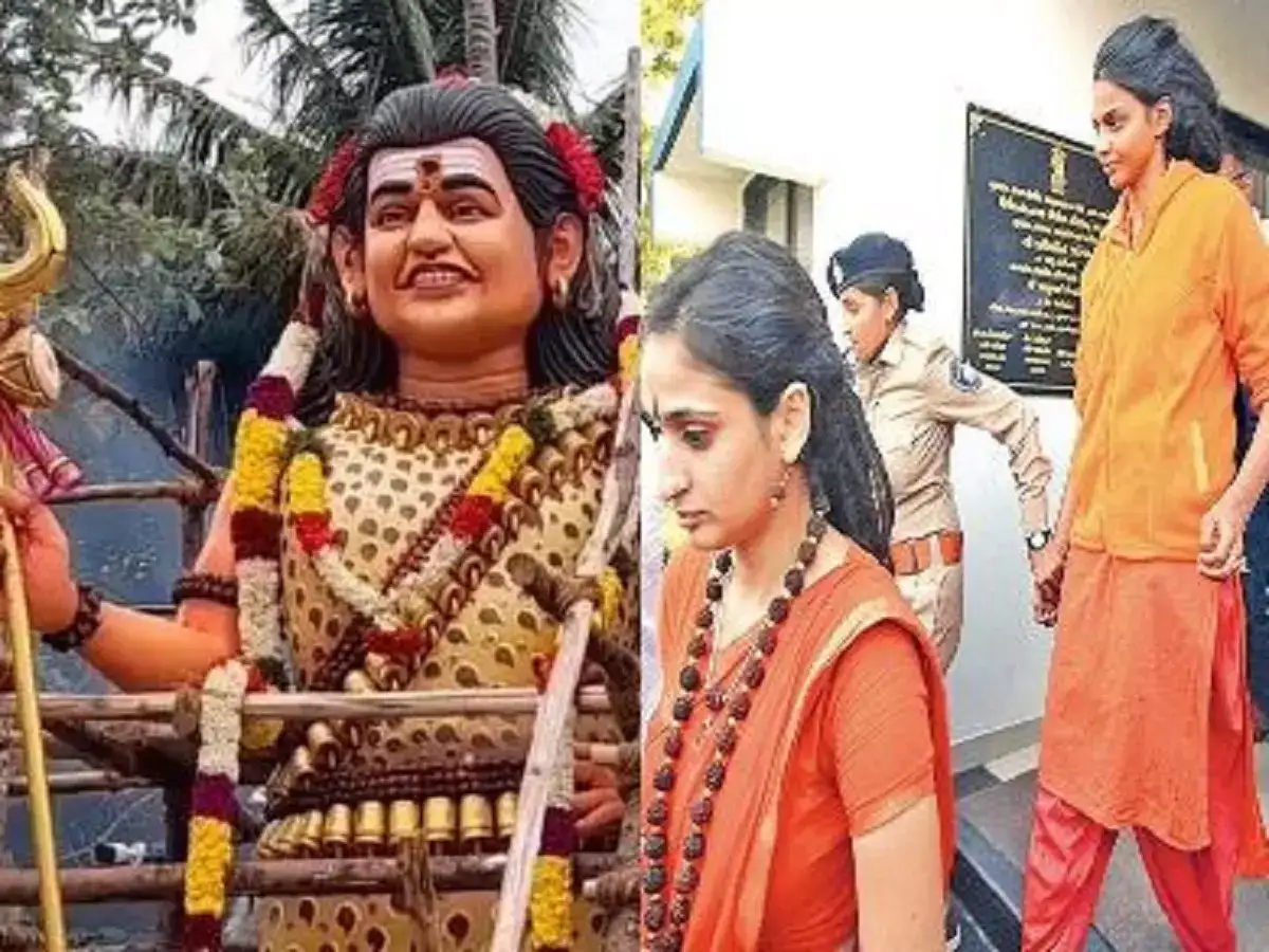 Nithyananda Statue,பாலியல் குற்றவாளி நித்திக்கு தமிழ்நாட்டில் 18 அடி ...