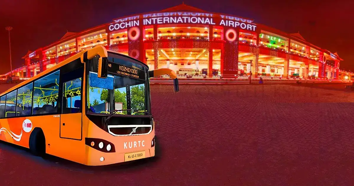 Kochi International Airport Bus,കൊച്ചി വിമാനത്താവളത്തിലേക്ക് ഏസി ലോ ...