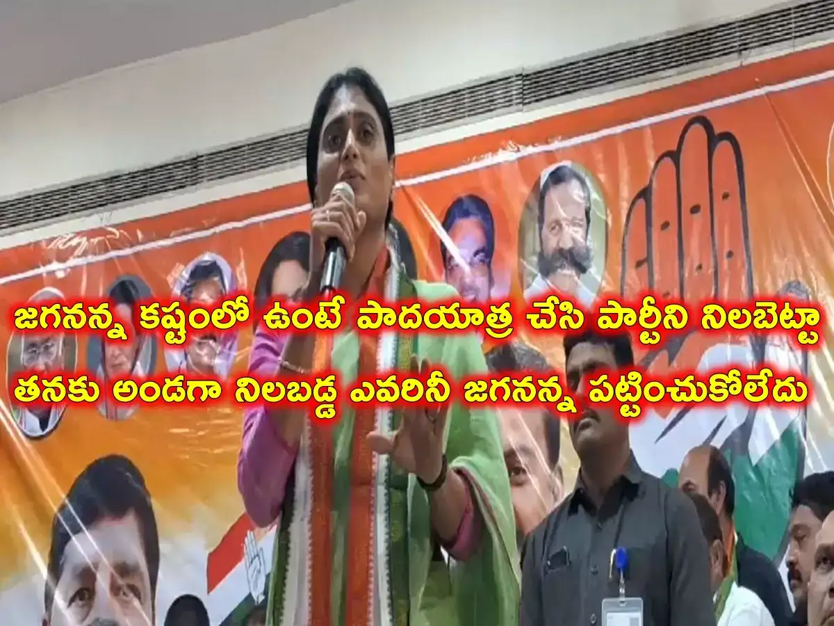 YS Sharmila Comments On CM YS Jagan Mohan Reddy,వైఎస్ కుటుంబాన్ని చీల్చింది జగనన్నే.. ఆ దేవుడు ...