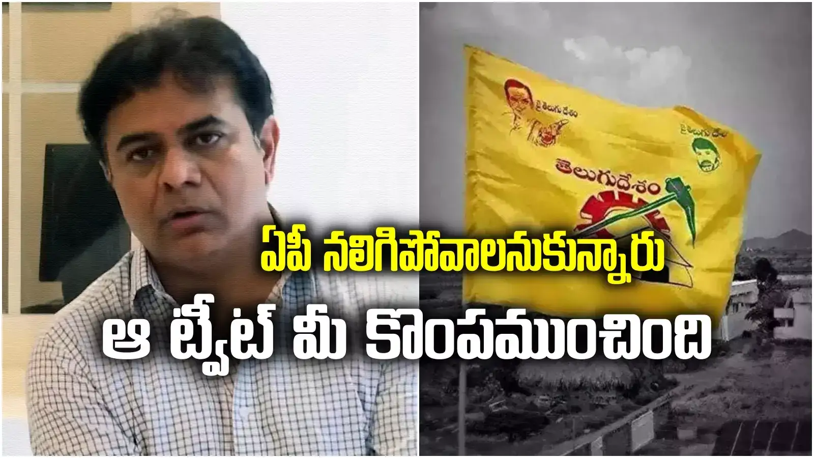 TDP Somireddy Chandra Mohan Reddy Counters KTR Comments on YS Jagan Defeat in AP Polls - కాళ్ల ...