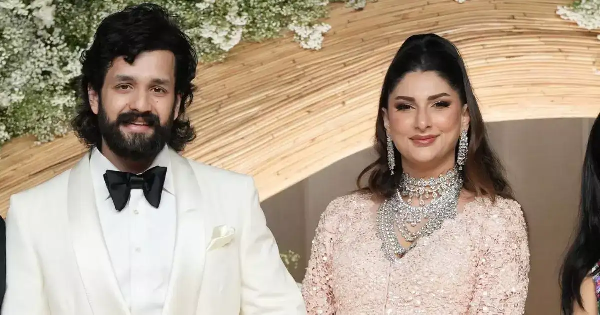 Zainab Ravdjee Reception Look,नागार्जुन की छोटी बहू ने शादी के 2 दिन ...