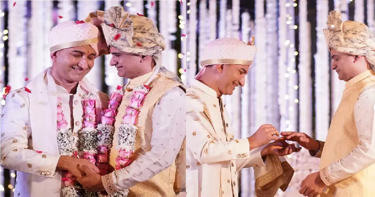 Pune Gay Couple Sameer Samudra Amit Gokhale Commitment Ceremony Wedding ...