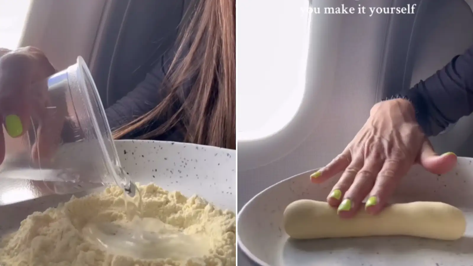 Airplane Cooking,30000 फीट की ऊंचाई पर थी फ्लाइट, महिला ने सीट पर बैठे ...