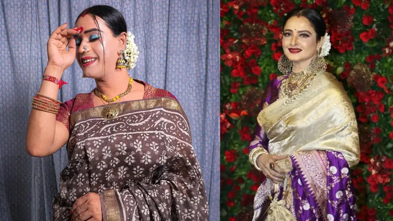 Pooja Sharma Rekha Transgender Influencer known as ‘Mumbai Train ki ...