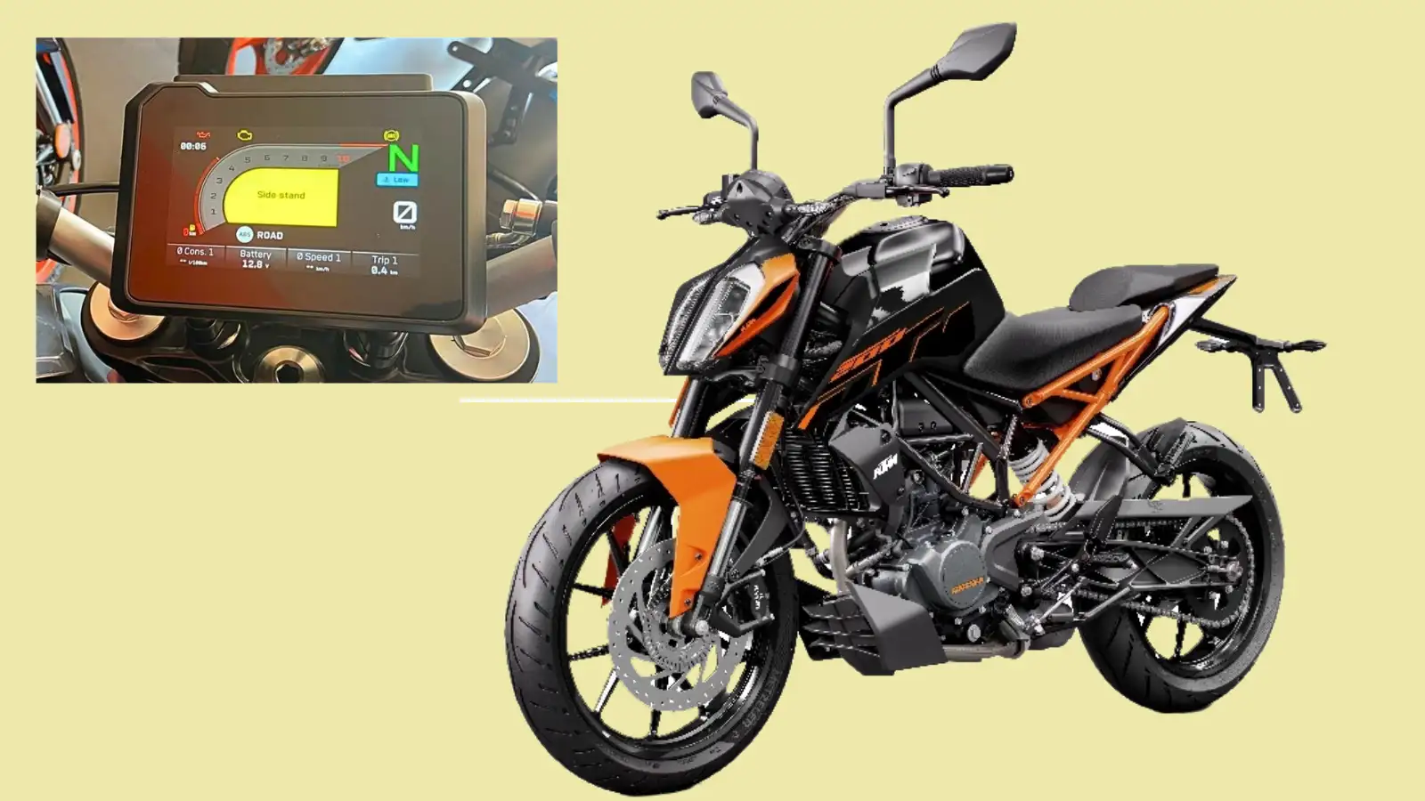 ktm 200 duke to be updated with tft display and new switchgear: tft ...