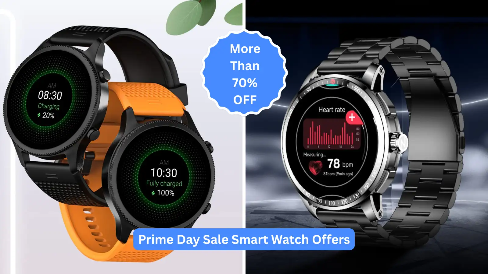 Amazon Prime Day Sale 2025 Smartwatch Offer,टॉप ब्रैंड्स की ...